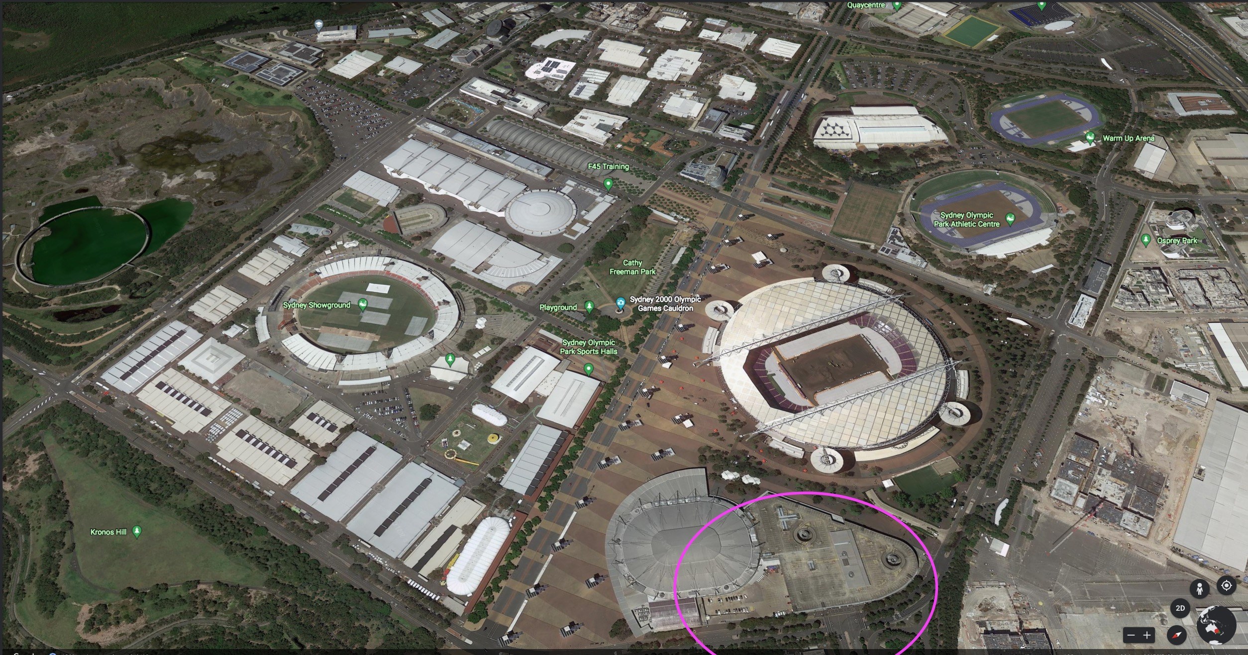 Locations Hub - P1 Car Park - Sydney Olympic Park