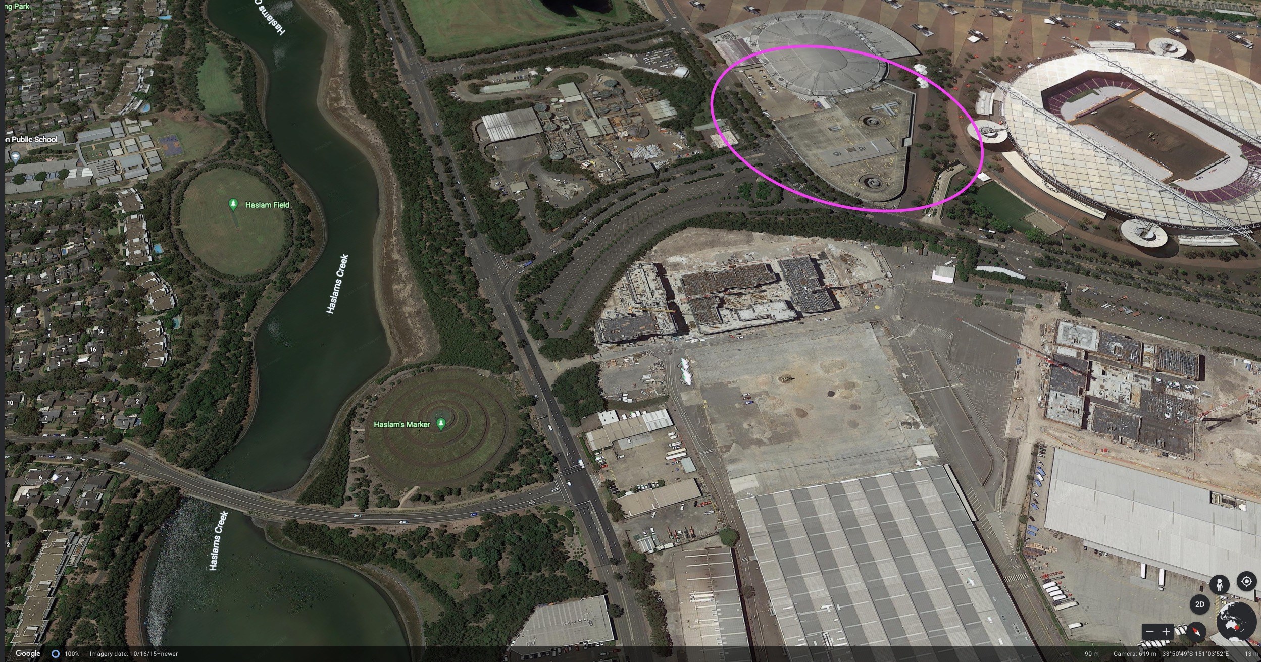 Locations Hub - P1 Car Park - Sydney Olympic Park