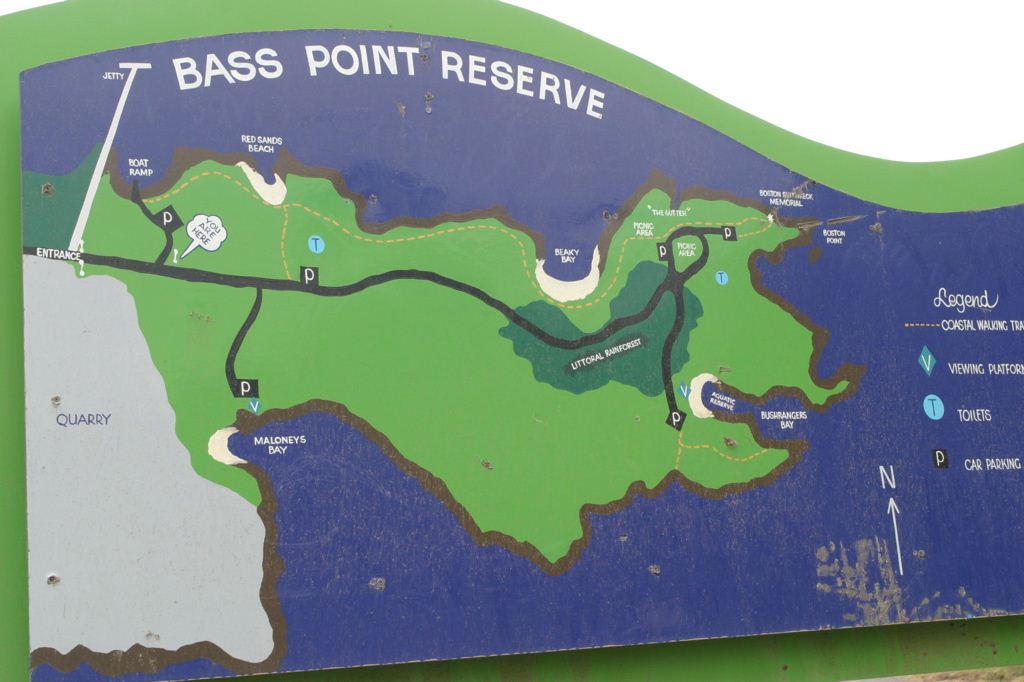 Locations Hub - Bass Point Reserve to Maloneys Bay