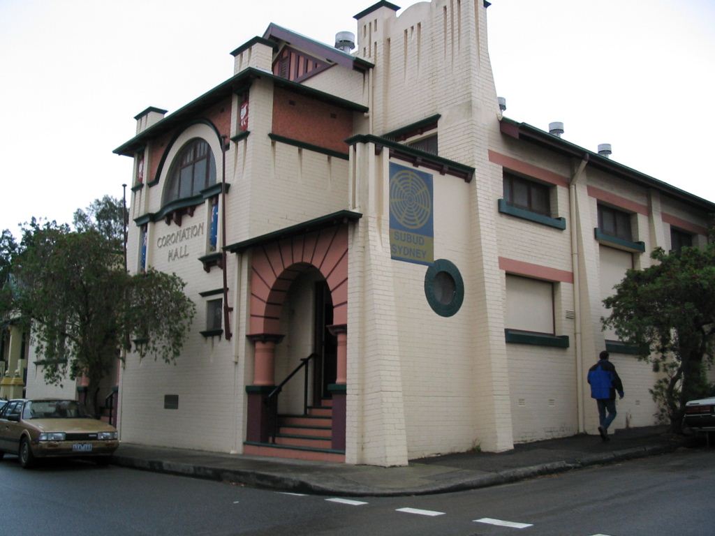 Locations Hub - Coronation Hall aka Subud Hall - Newtown